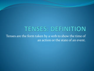 Tenses | PPT
