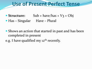 Tenses | PPT