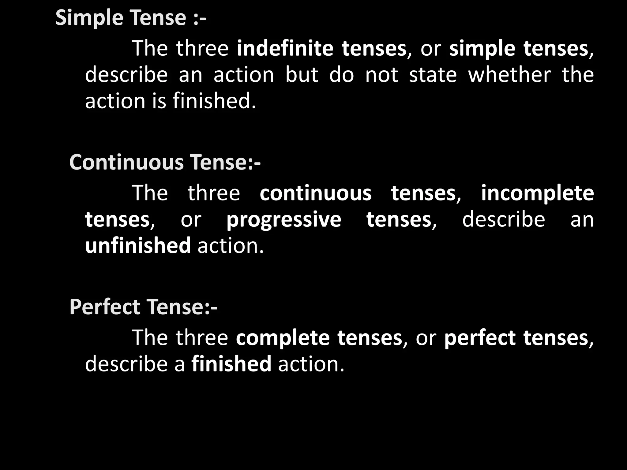 Tenses | PPTX