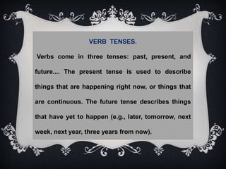 Tenses | PPTX