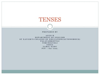 Understanding Tenses in English Grammar | PPT