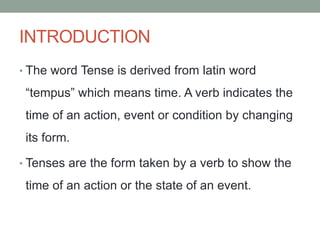Tenses class 9 | PPTX