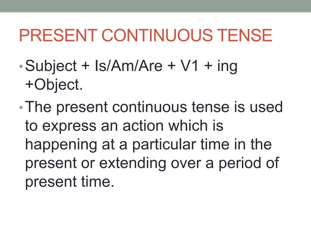 Tenses class 9 | PPTX