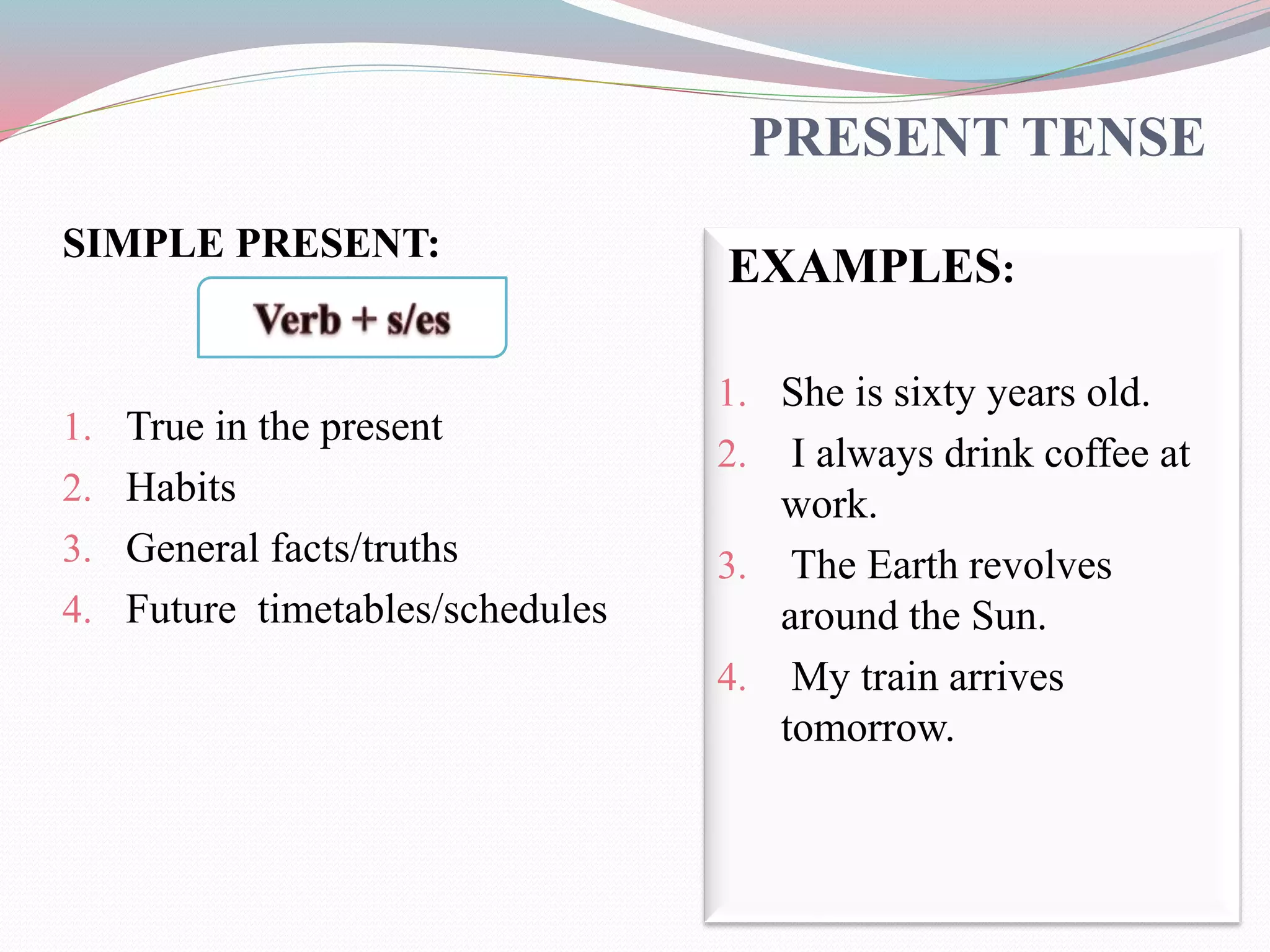 Tenses | PPTX