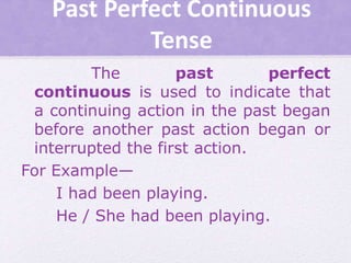 Tenses | PPTX