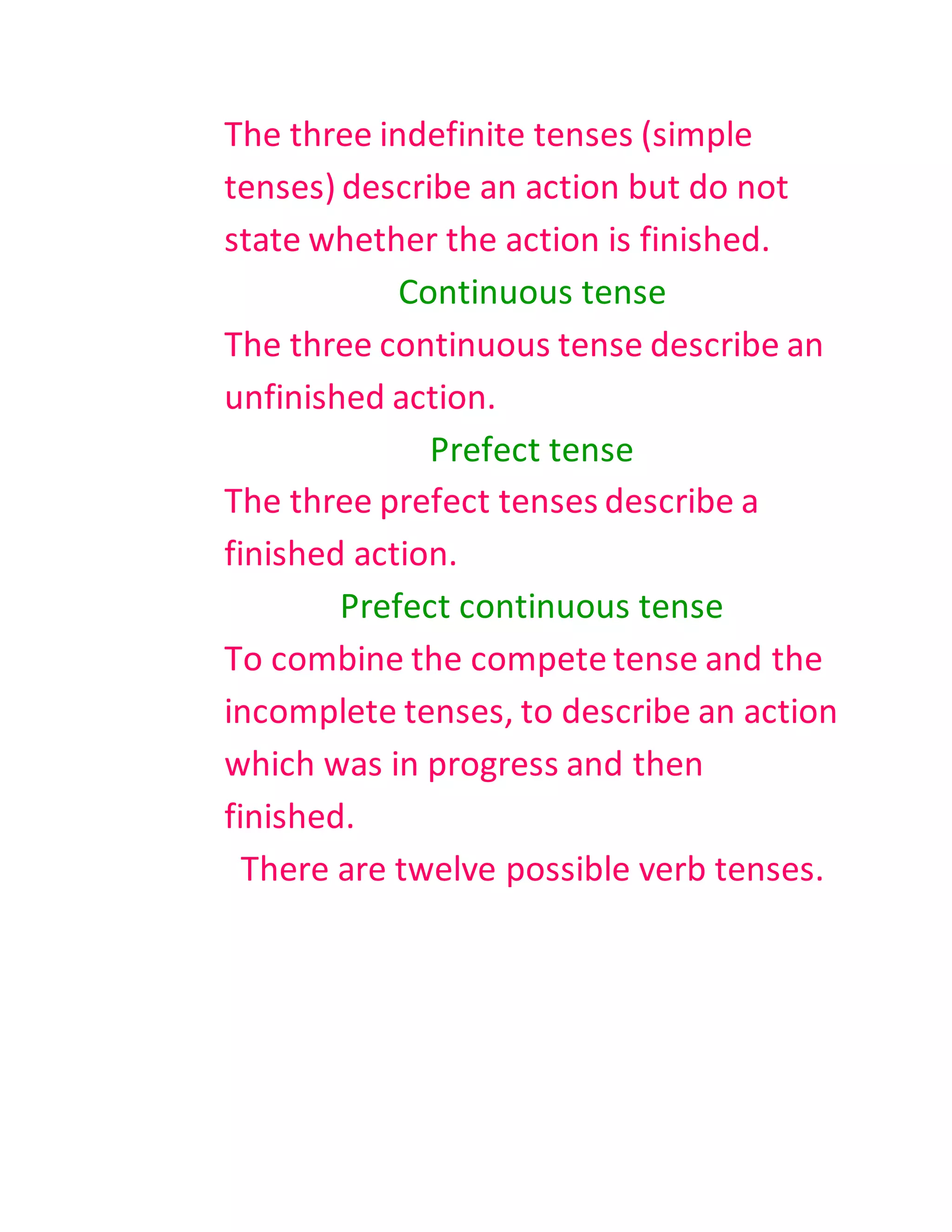 Tenses | DOCX