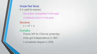 Tenses English Grammar Topic. | PPTX
