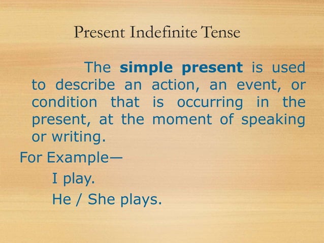 english grammar topic tenses - tense 1 to tense 12 | PPT