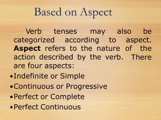 english grammar topic tenses - tense 1 to tense 12 | PPT