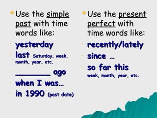 TENSES.ppt ASEF vh vaethf rriot liuflhktt | PPT