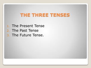 Tenses in English | PPTX