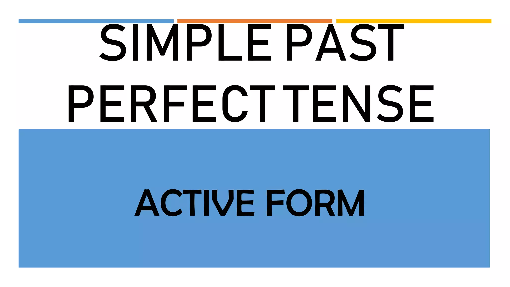 TENSES (Present, Present Continous, Past, Past Continous, Simple Future ...
