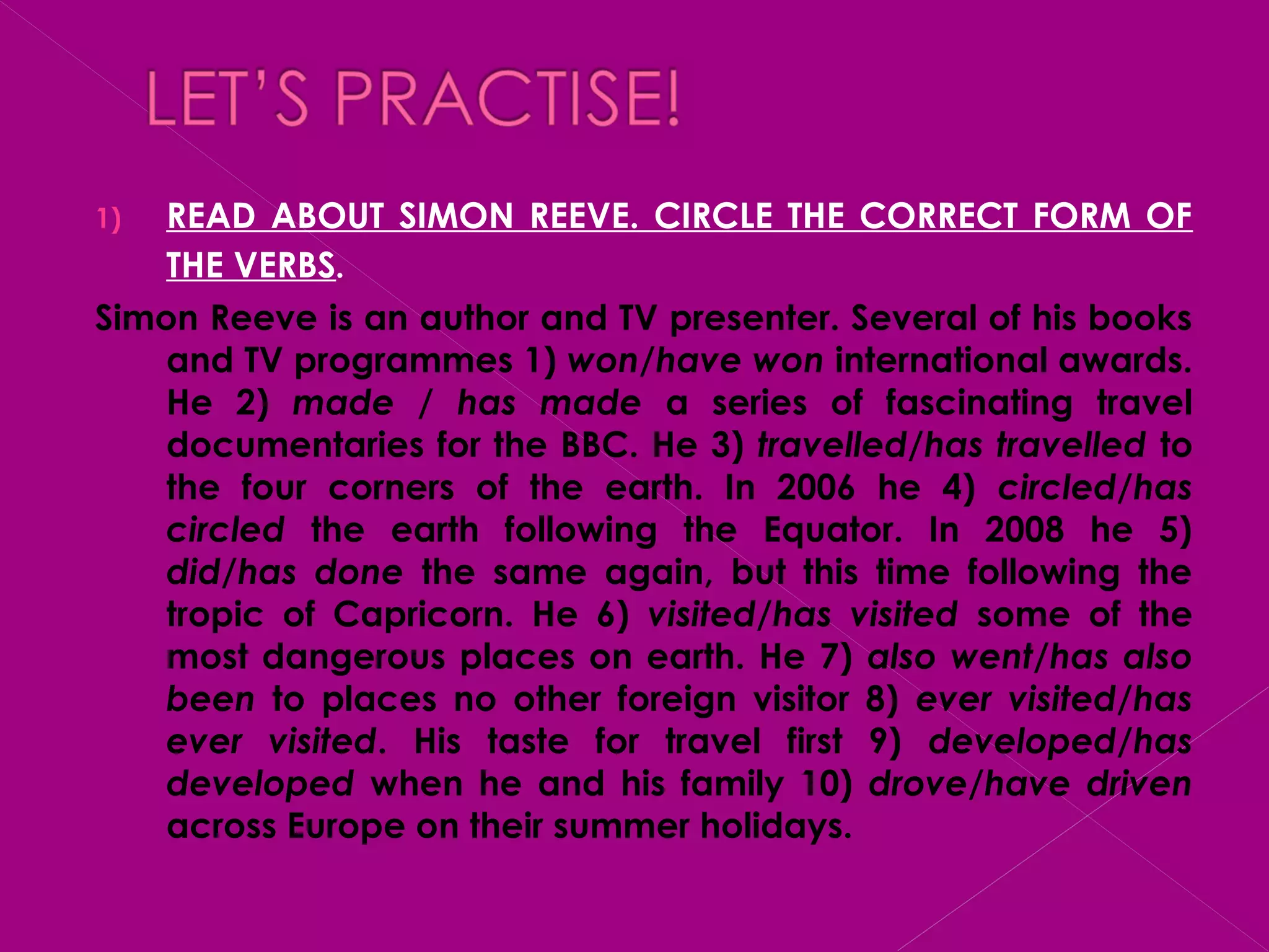 Tenses grammar 2015 | PPT