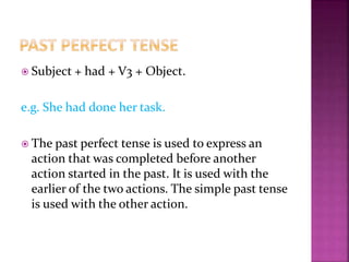 Tenses lesson no 1 | PPTX