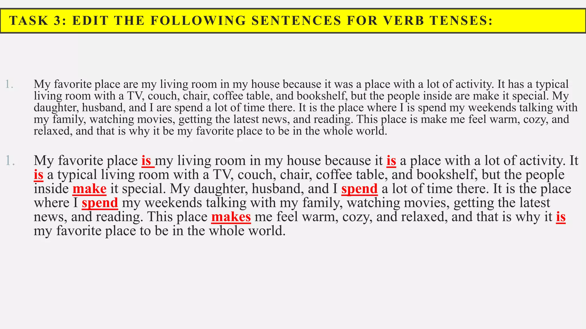Learn English Tenses Easily, (Present and Past Tense) | PPT