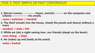 Learn English Tenses Easily, (Present and Past Tense) | PPTX