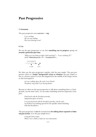 Tenses booklet | PDF