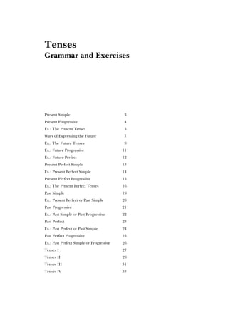 Tenses booklet | PDF