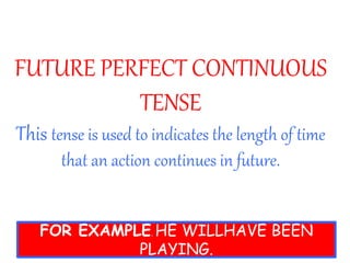 TENSES | PPT