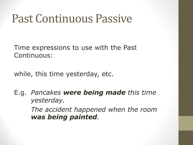 Tenses in Passive Voice | PPTX