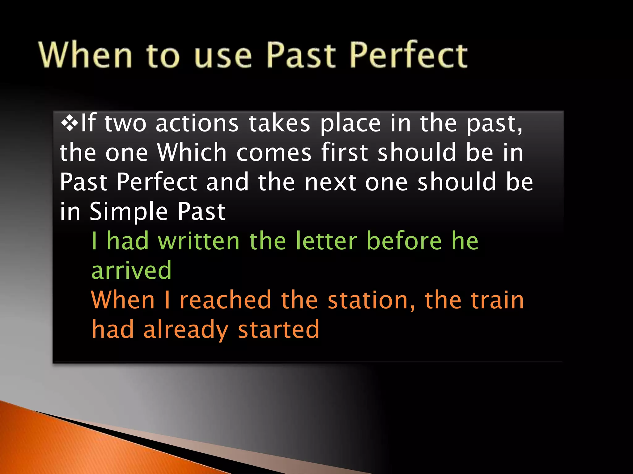 Tenses ppt- English grammar - class 9 | PPTX