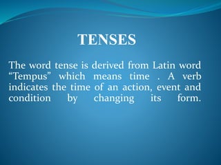 Apower point presentation on tense ruless | PPT