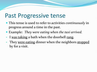 Apower point presentation on tense ruless | PPT