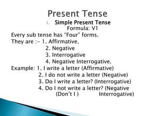 Tenses | PPT