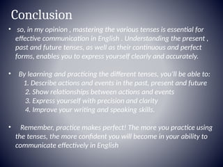 Building Blocks of Time: Mastering English Tenses for Clear ...