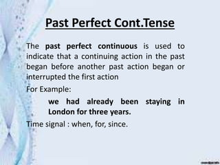Tenses presentation | PPTX