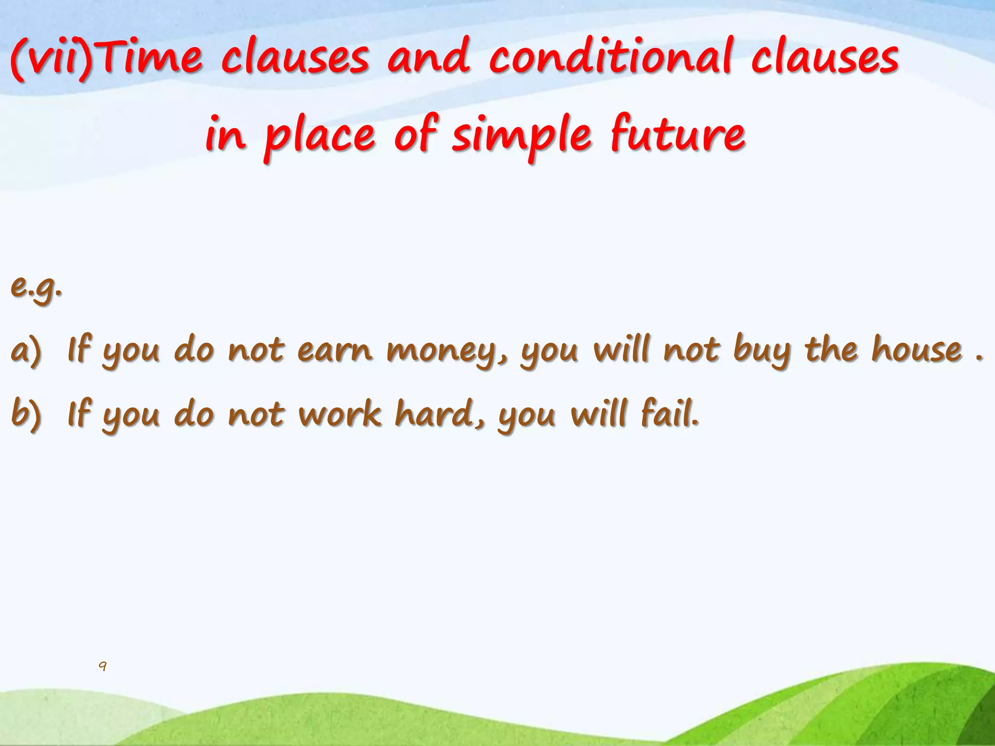 Tenses and classification of tenses | PPT