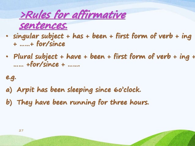 Tenses and classification of tenses | PPT