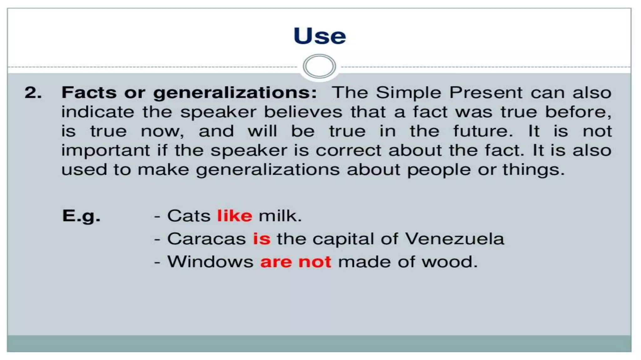 Simple present tense slides | PPT