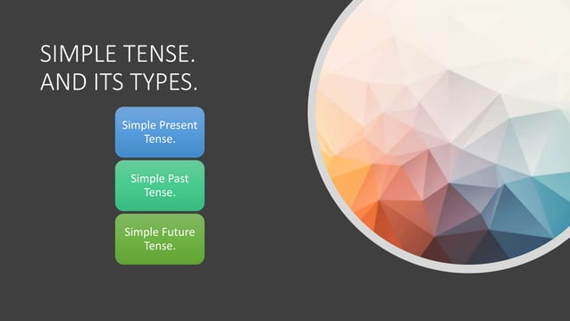 Tenses slide show | PPT