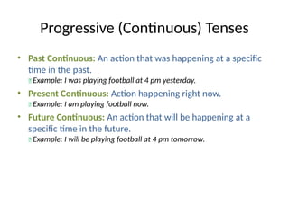 Training Presentation on Tenses (Grammar) | PPTX