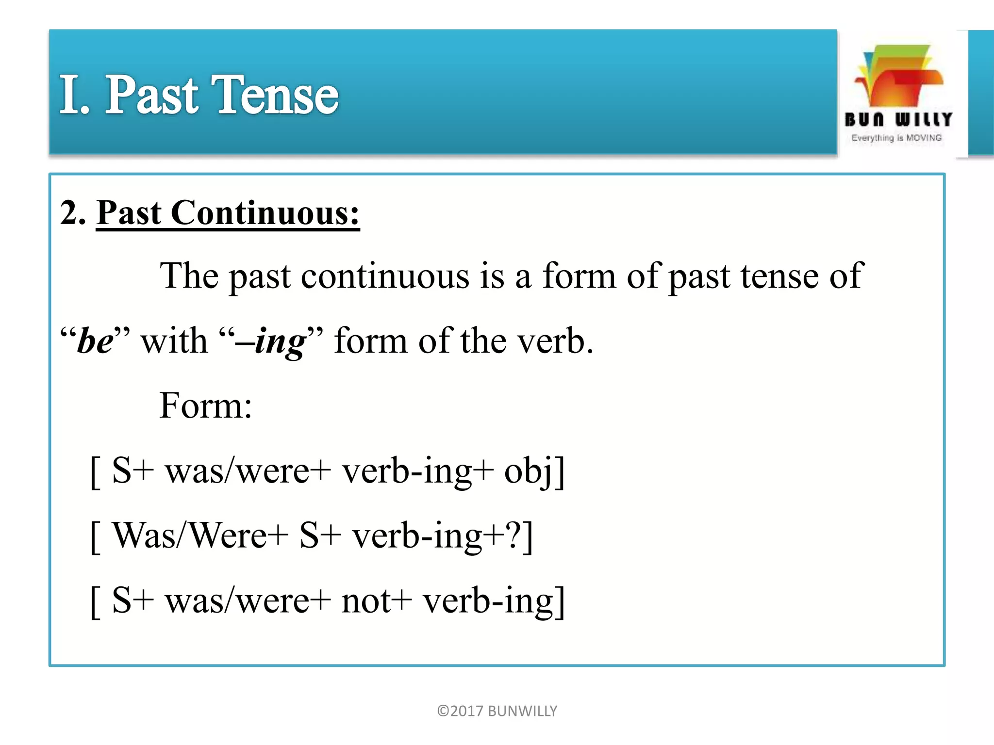 English Grammar - Tense System | PPTX