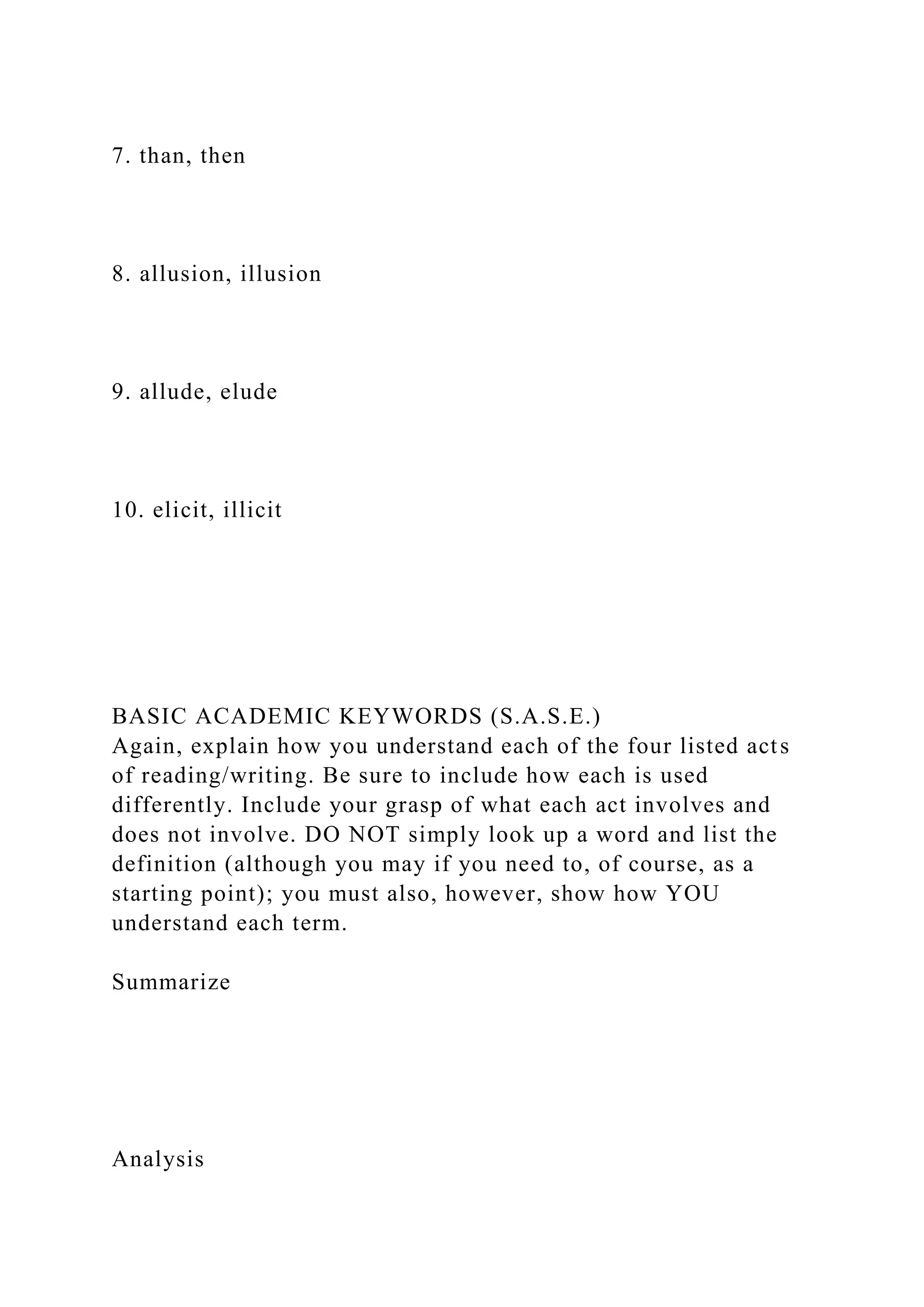 TEN SETS OF COMMONLY MISUSEDCONFUSED TERMS (httpwww.grammaru.docx