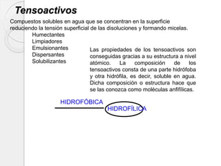 Tensoactivos | PPTX