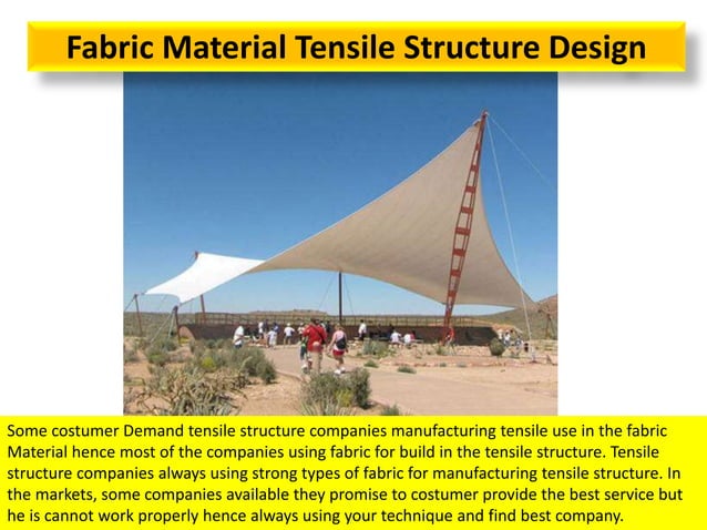 Tensile structures-design | PPTX