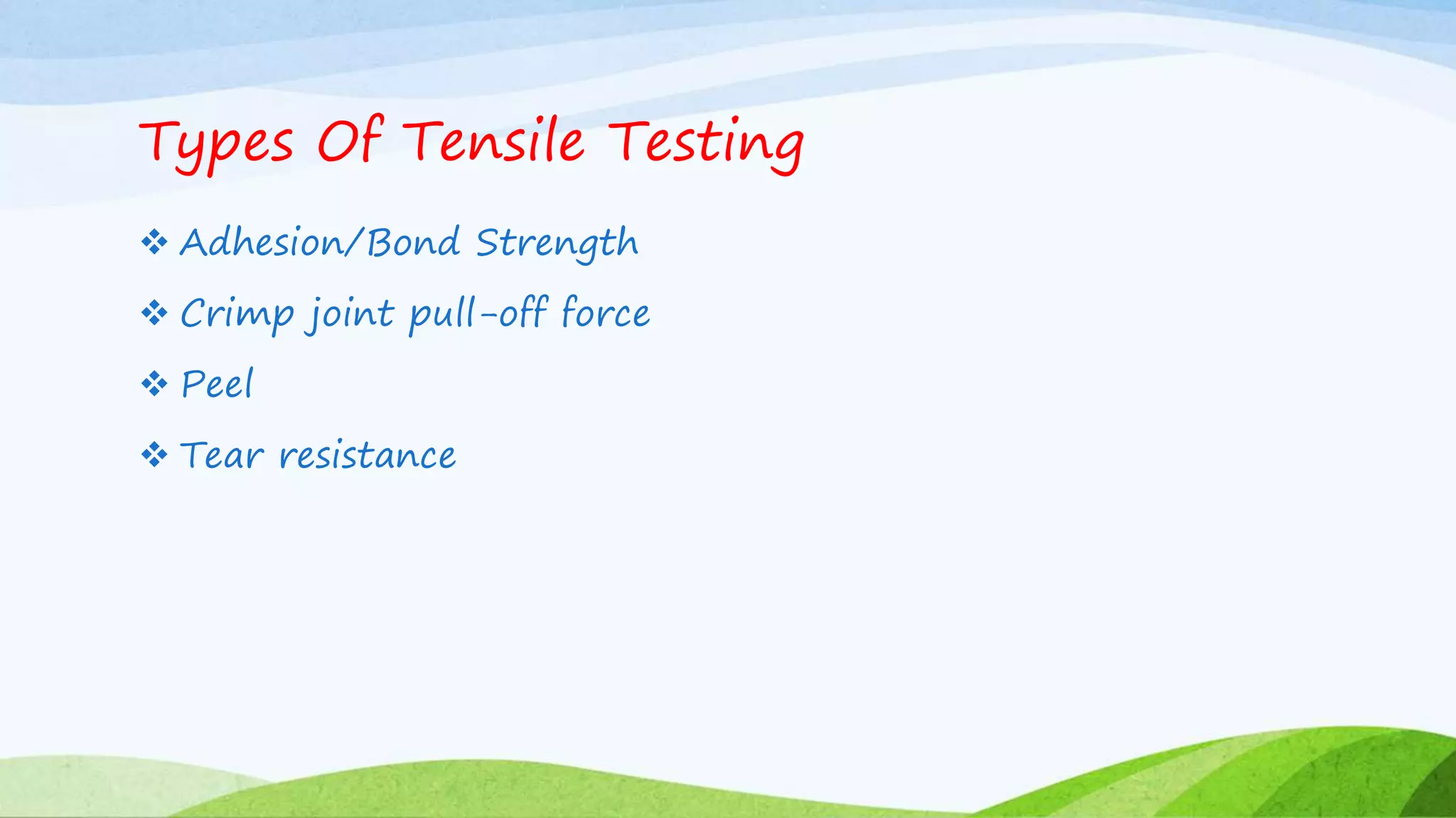 Tensile Testing Of Polymers | PPTX