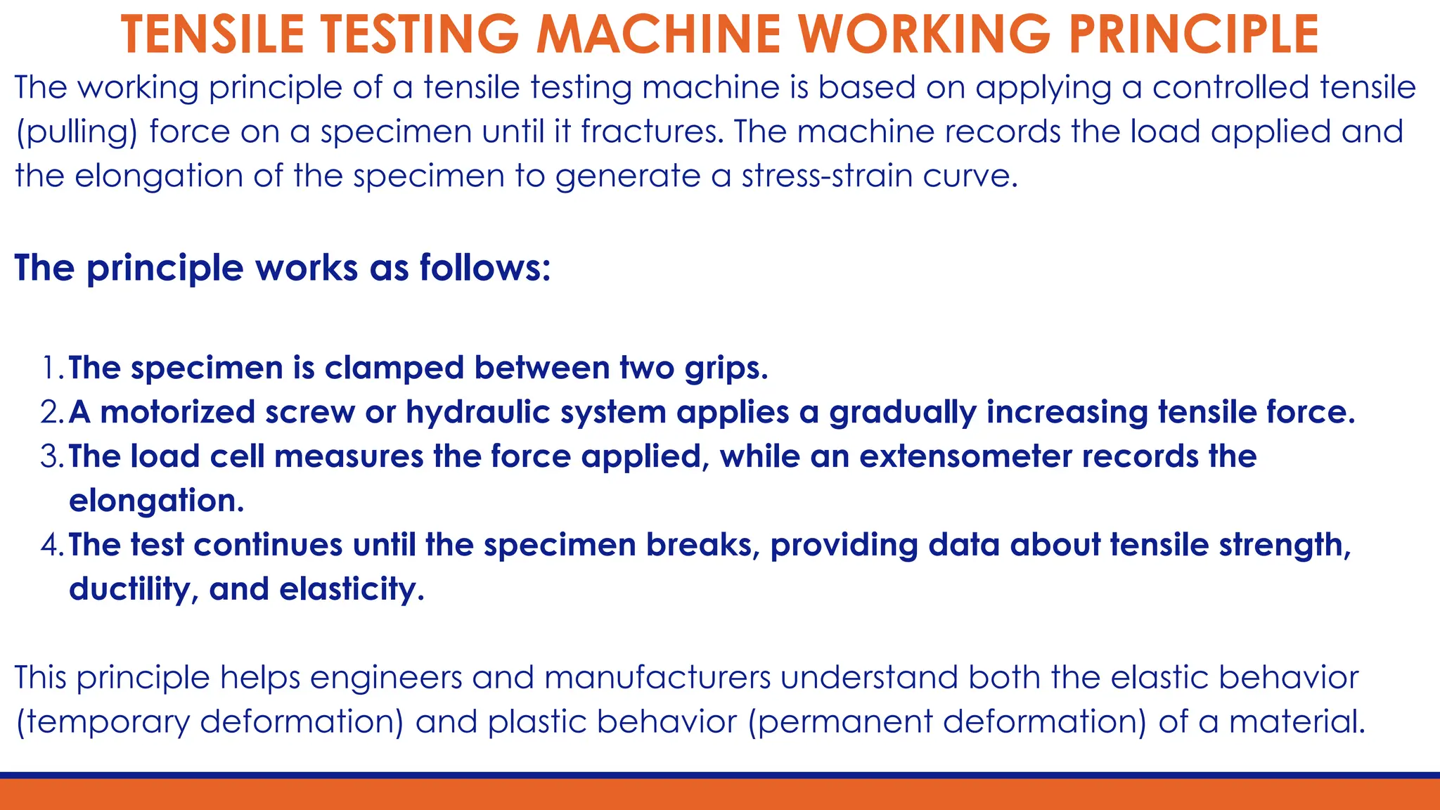 Tensile Strength Tester: Working Principle, Procedure, and Applications ...
