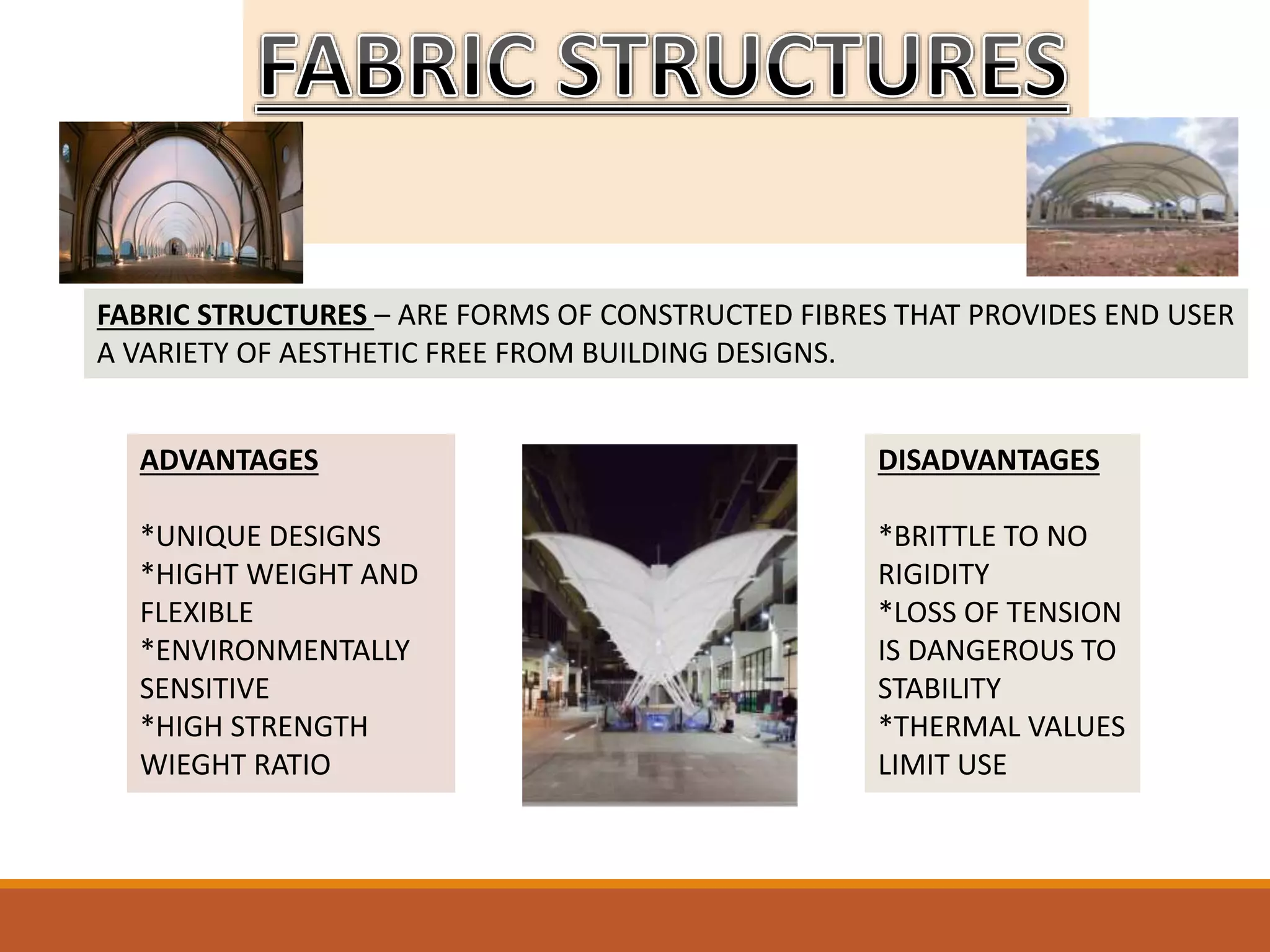 TENSILE STRUCTURE | ARCHITECTURAL CONSTRUCTION | PPTX