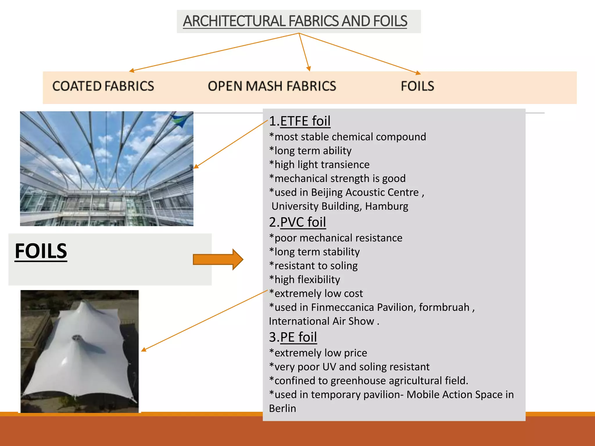 TENSILE STRUCTURE | ARCHITECTURAL CONSTRUCTION | PPTX