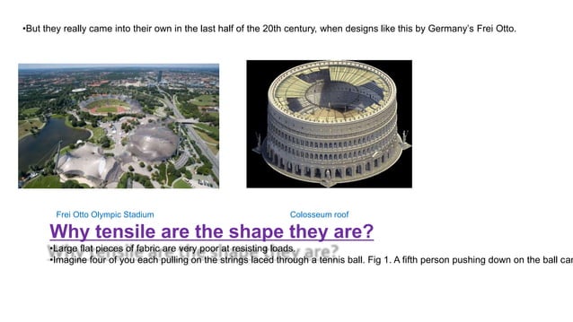 Tensile structures | PPTX | Physics | Science