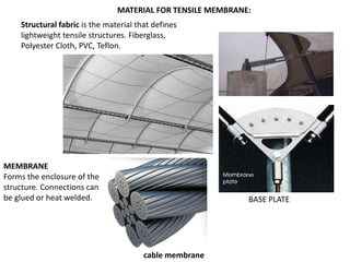 Tensile structures | PPTX
