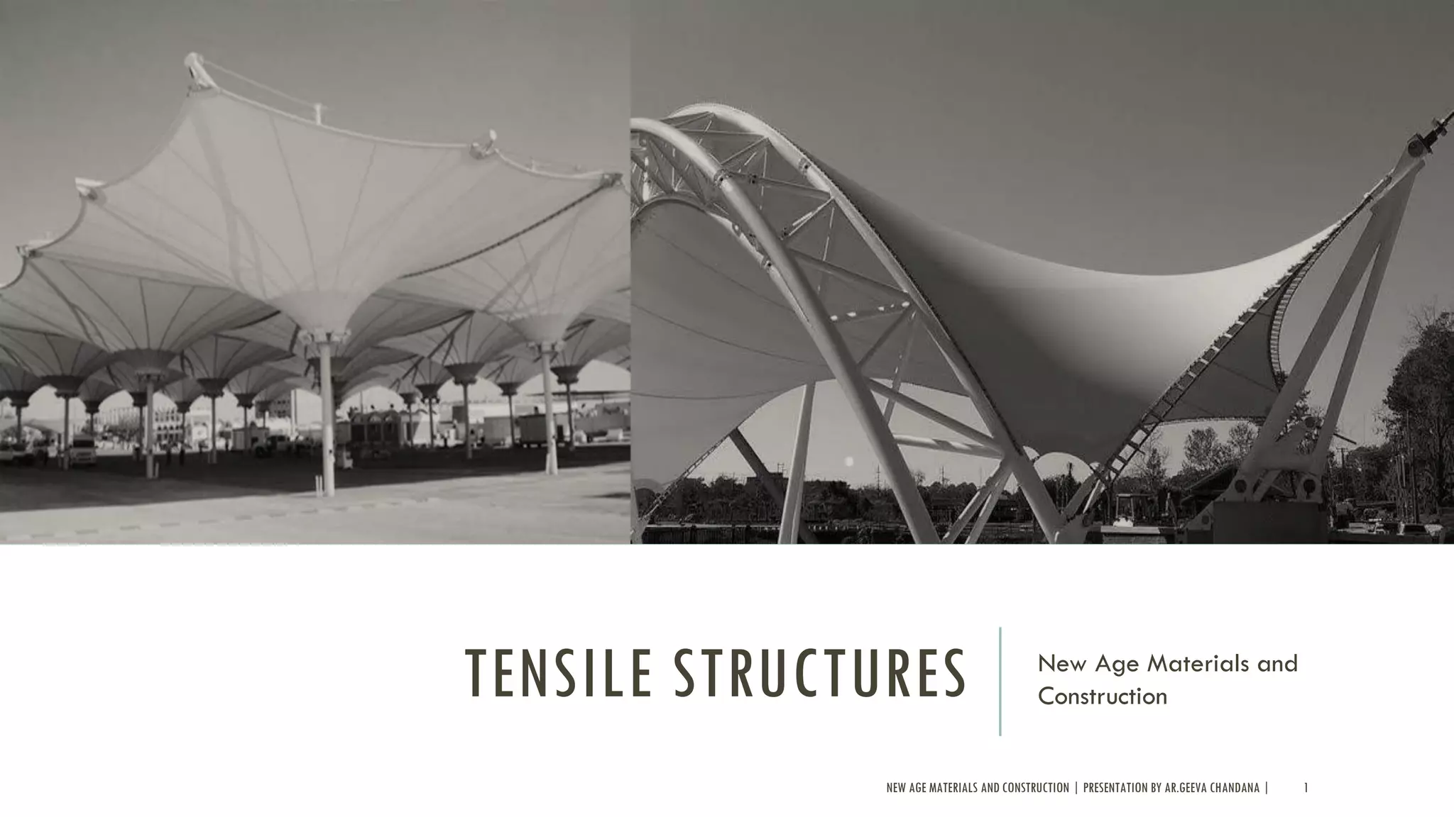 Tensile structures and Pneumatic Structures | PDF
