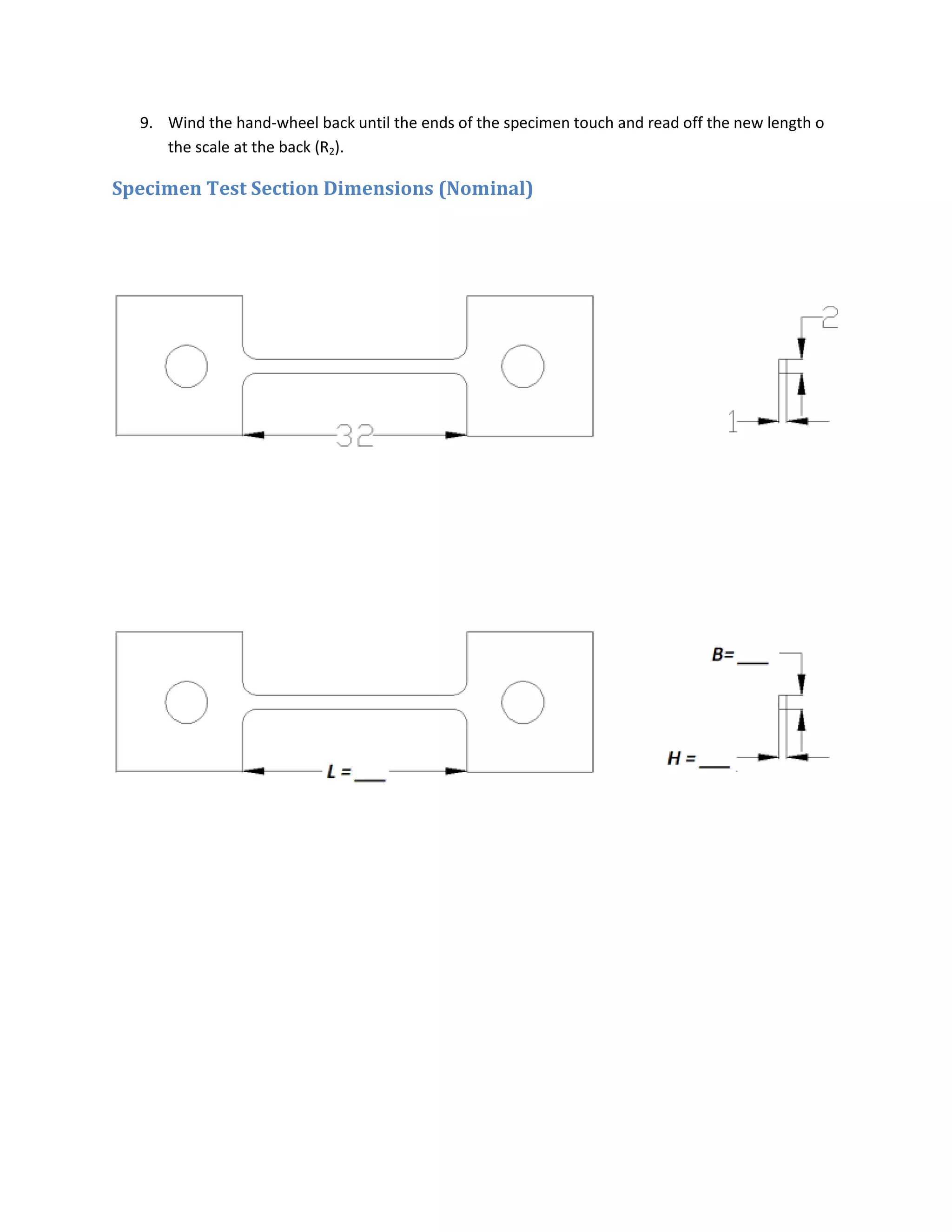 Tensile testing experiment | DOCX