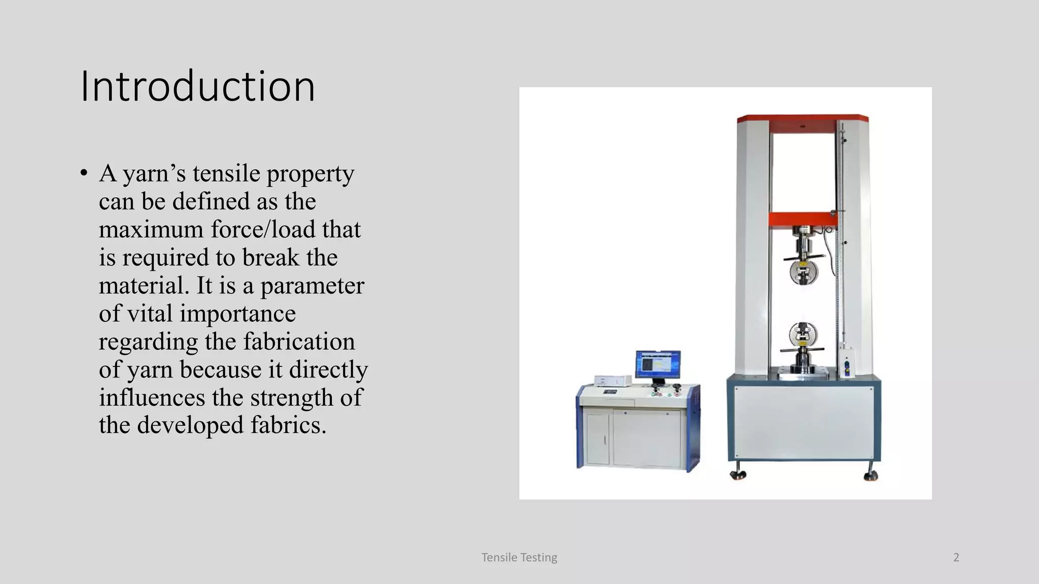Tensile testing machine | PPTX