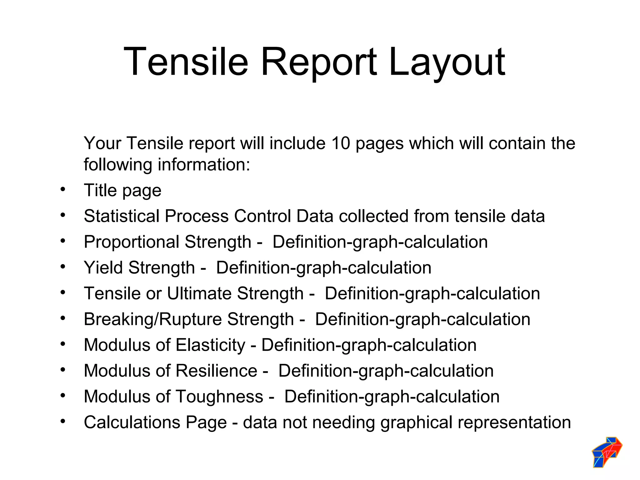 Tensile test report | PPT
