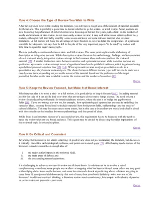 Ten simple rules for writing a literature review | DOCX